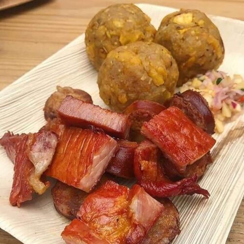 Tacacho Con Cecina y Chorizo - Comidas Peruanas