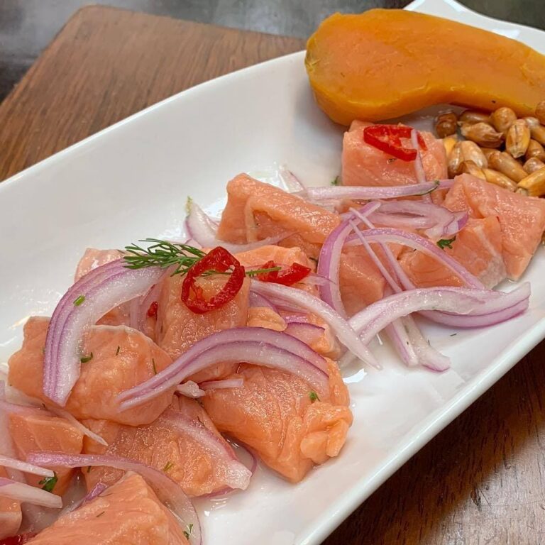 Ceviche de calamares - Comidas Peruanas