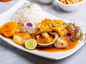 ¡Comidas Peruanas a base de pescados y mariscos!